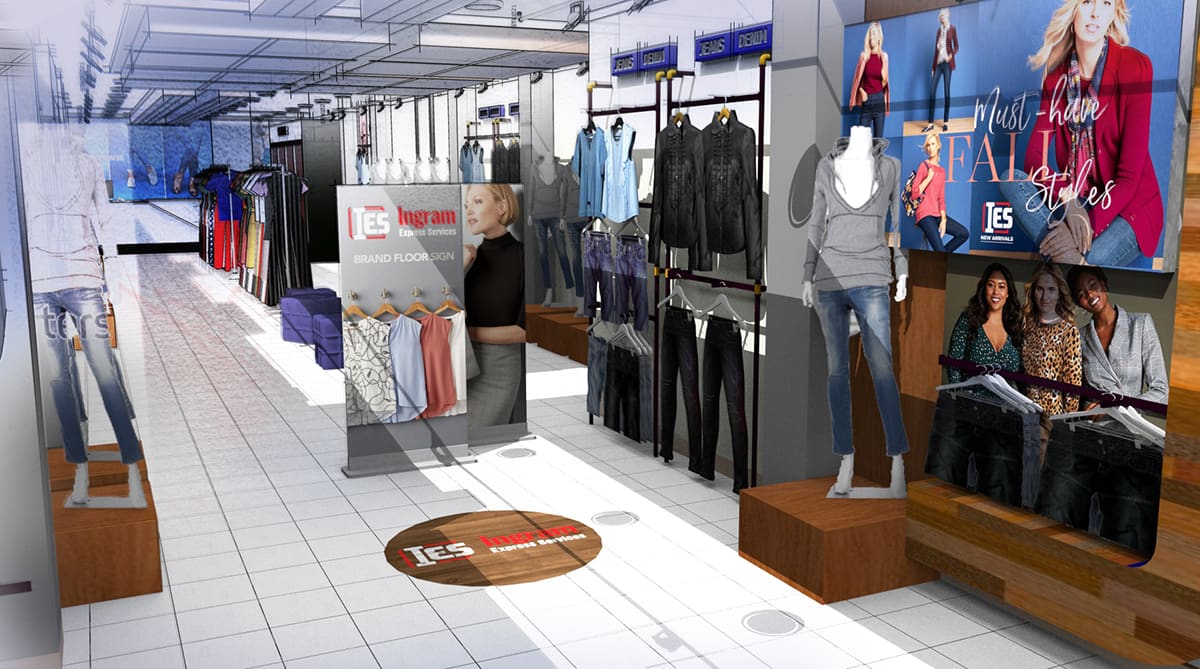 Express Clothing Store Interior